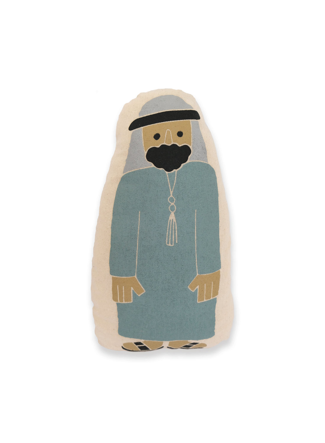 Character cushion - Khaleeji (Arabian Gulf) man – Little Majlis